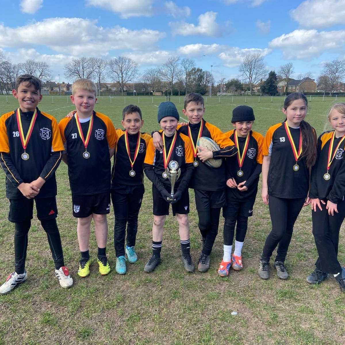 St Peter-In-Thanet CE Junior School - Rugby 6 Nations Champions!
